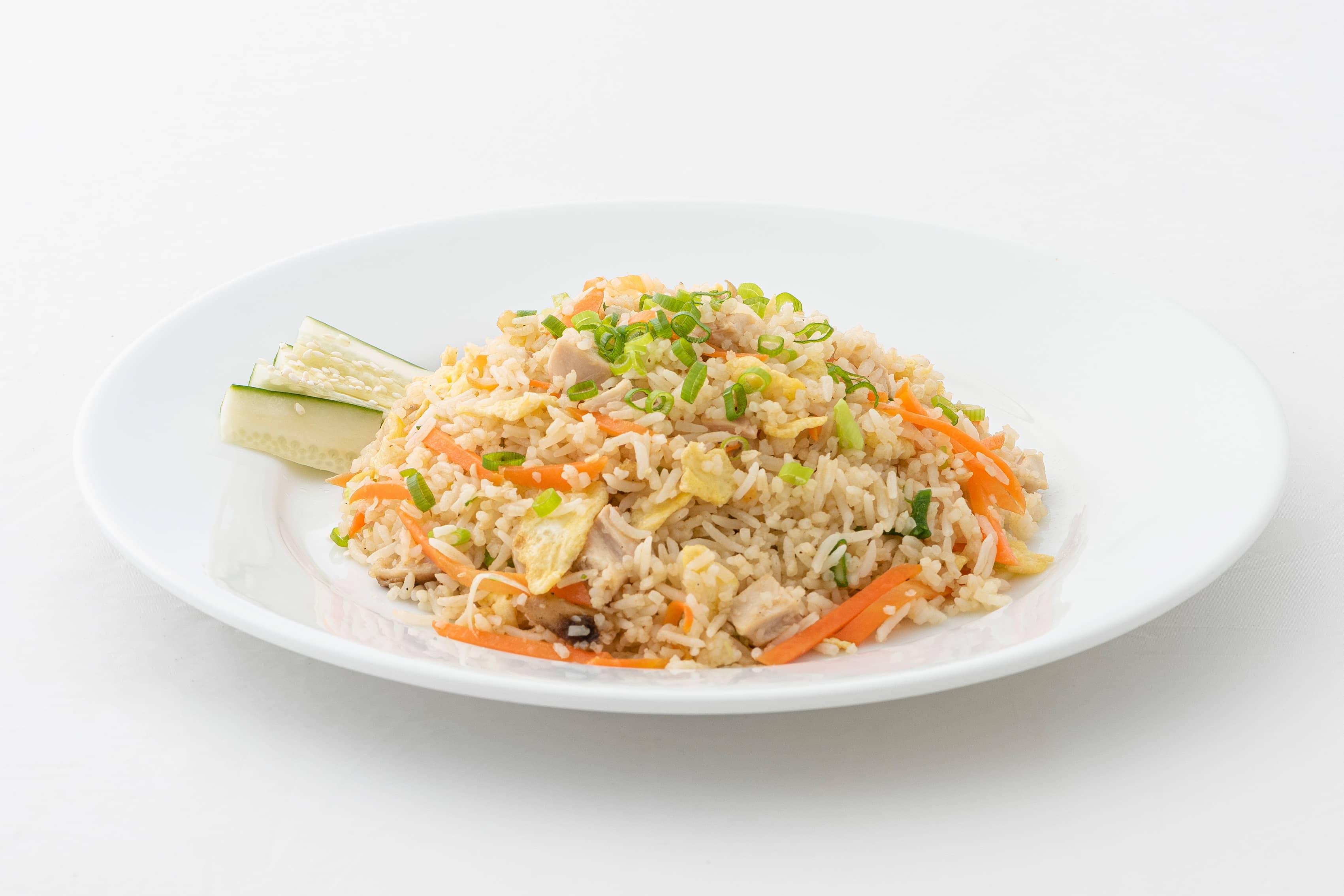 Roast chicken fried rice